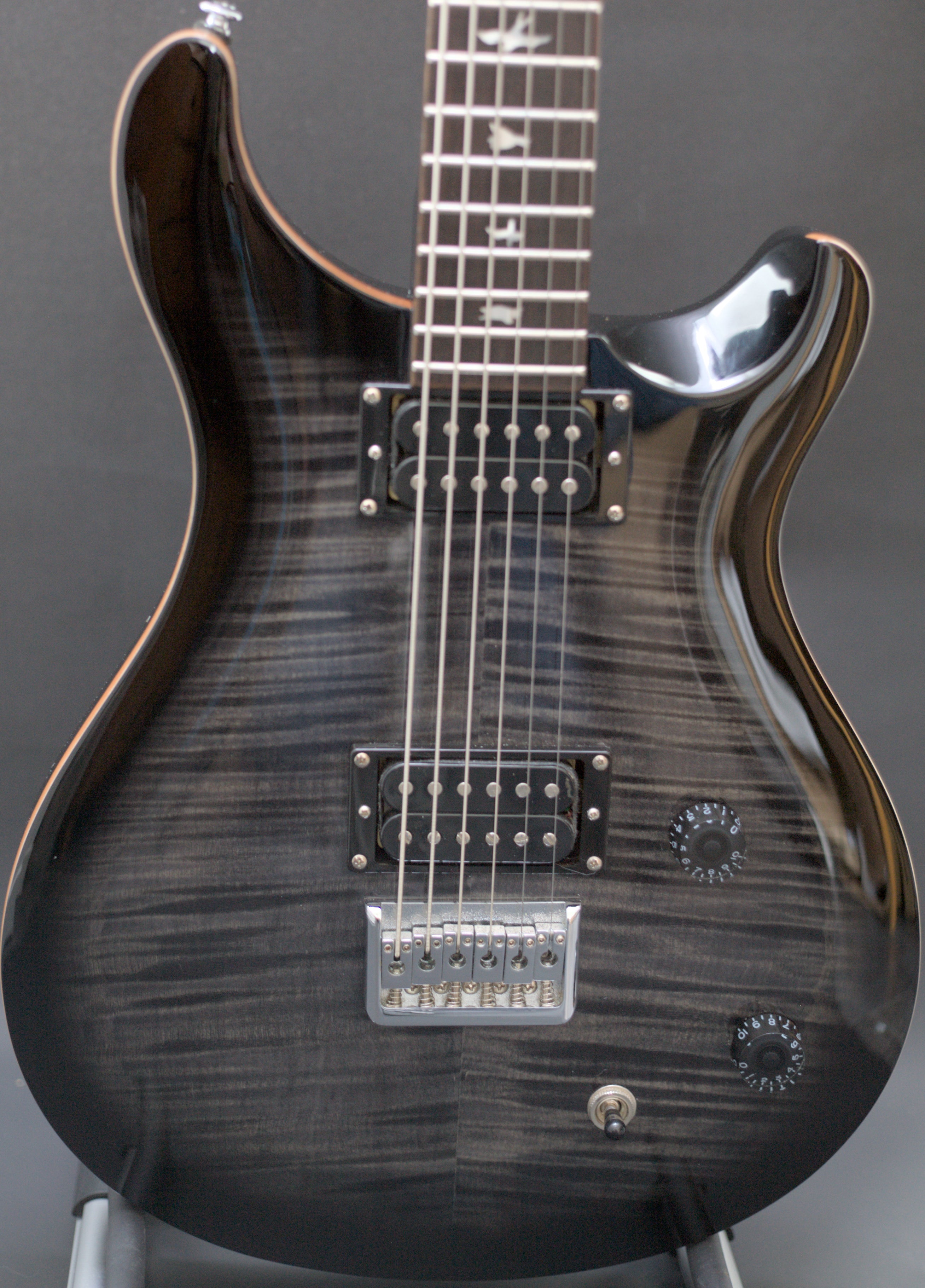 PRS SE 277 Baritone, Charcoal Burst, Excellent condition – Far Out Guitars